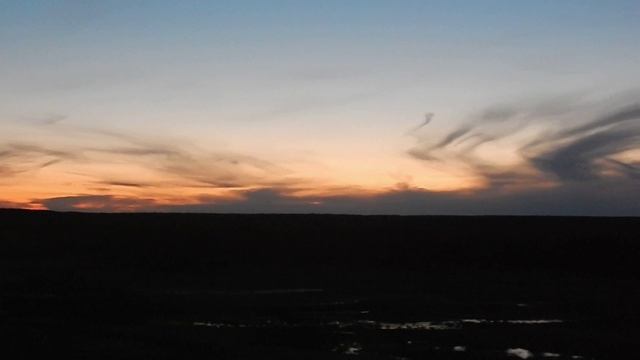 Заводь утро