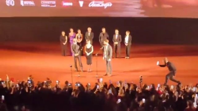 Ханде Эрчел на премьере фильма в Москве, 30 января