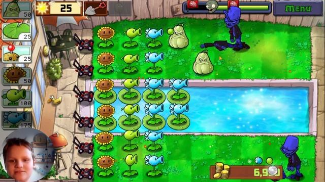 Зомби нас заметили! Ставь кувшинки будем обороняться!