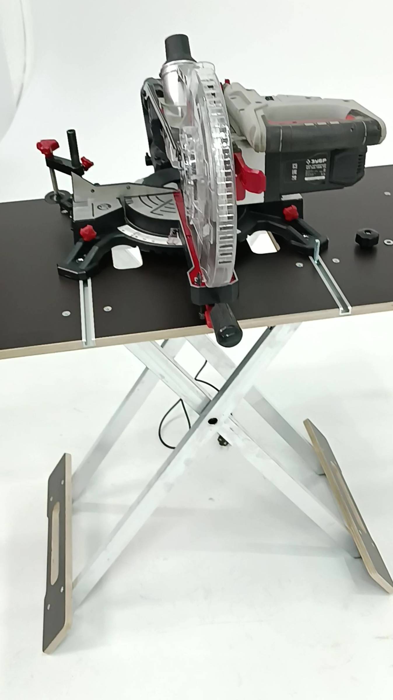 Как закрепить торцовку на верстаке