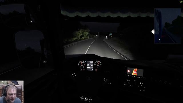 Euro Truck Simulator 2 сезон 10 серия 8 Восточная Европа ночью