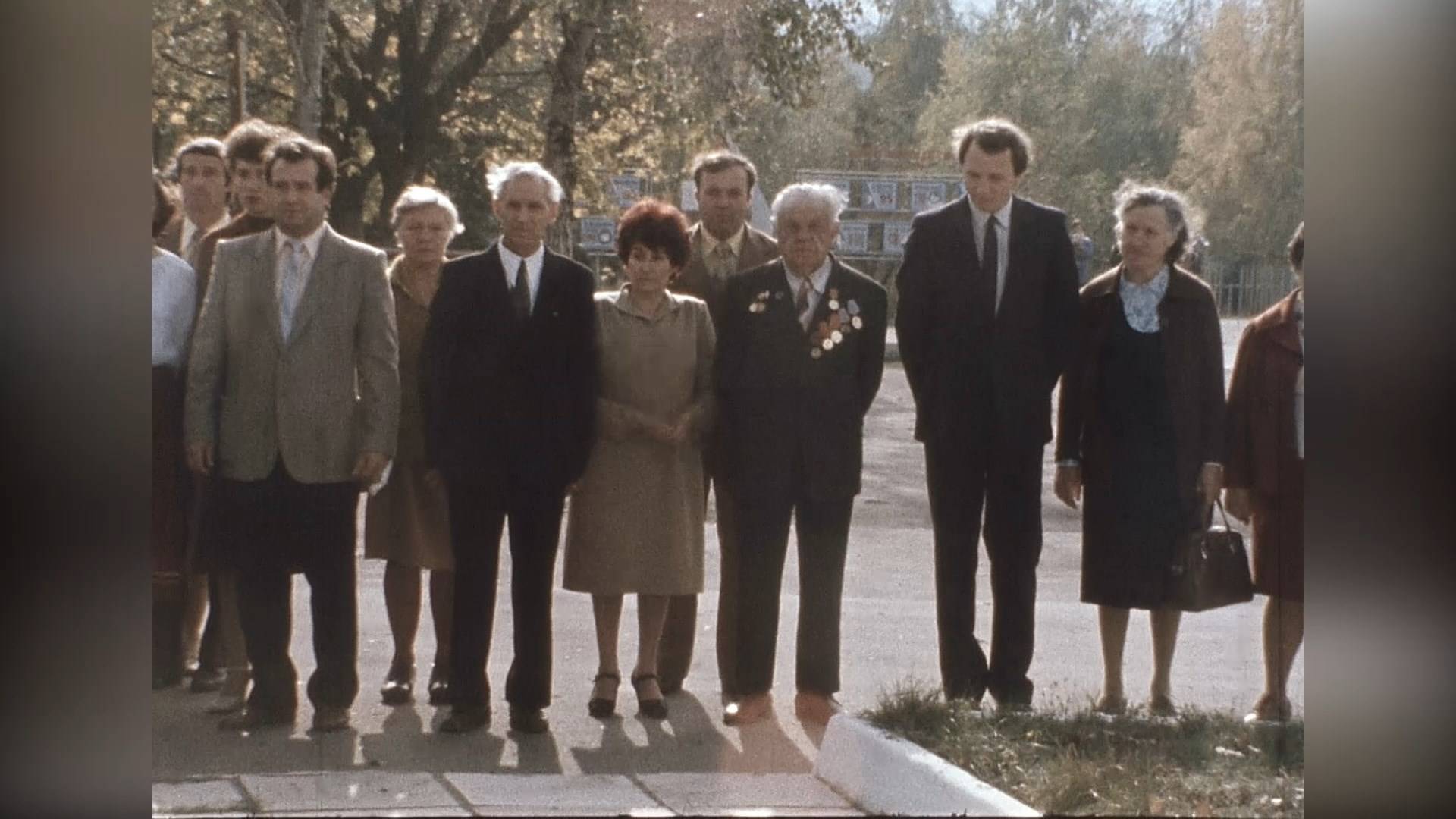 День учителя (озвучка). СЪёмка на киноплёнку 80-х годов