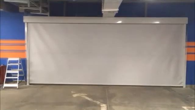 Противопожарная штора МВА EI 60 однослойная с орошением