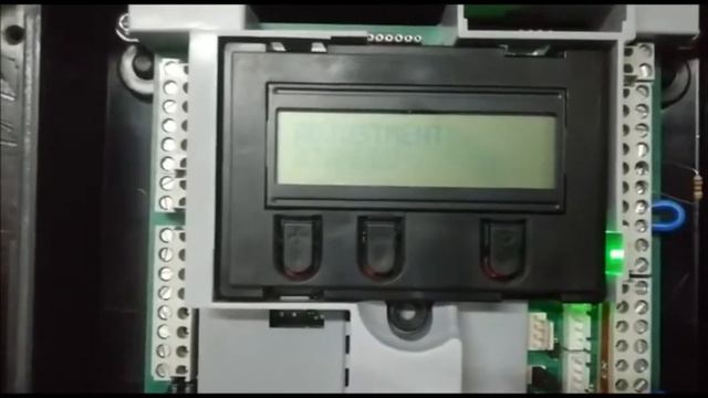 Настройка блока управления ворот AL-120 от МВА - CS 310 приводов MFZ с экраном при первом включении