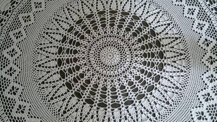 Вяжем скатерть Ассорти крючком. Свяжет любой(часть 7)