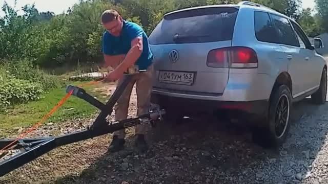 Спуск-подъём лодки-катера-гидроцикла))