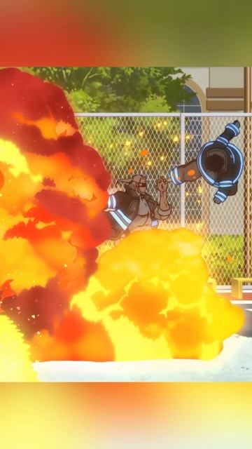 Босс вышел на разминку 🏋️🔥 - #аниме #пламеннаябригадапожарных #анимемомент #shorts