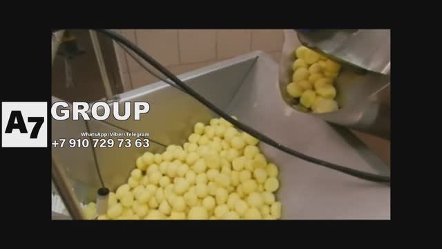 Картофель: почистить картошку, абразивная чистка картофеля #картофель #картошка #линия