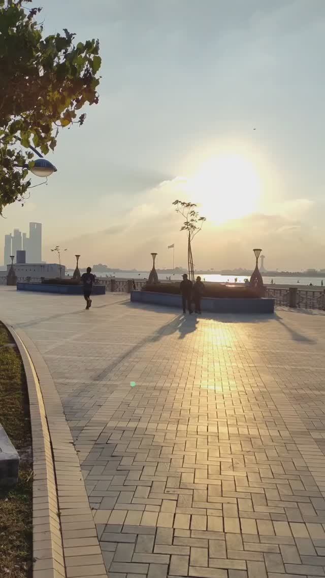 Набережная Корниш Абу-Даби ОАЭ.