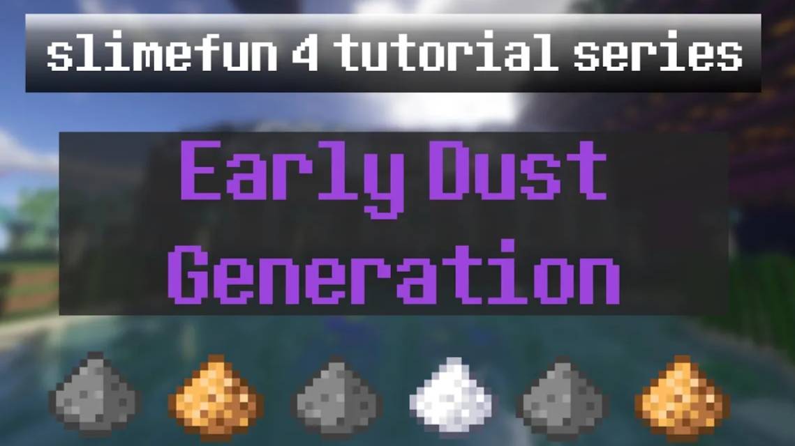 эпизод 02 — Раннее образование пыли (Руководство по SlimeFun 4)
