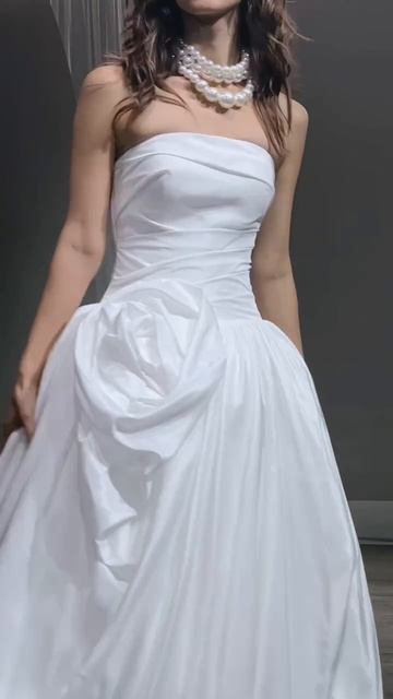 Свадебное платье Запах розы (2) из коллекции «Желанная» 2025 от бренда Divino Rose