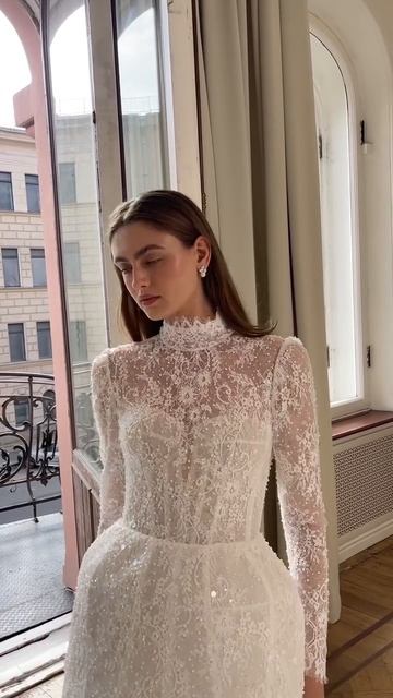 Свадебное платье Посмотри в мои глаза из коллекции «Желанная» 2025 от бренда Divino Rose