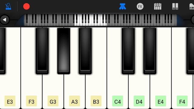 Как сыграть фоновую музыку из меню гренни на пианино