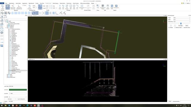 Векторизация  Фасадов и Помещений в LiDAR360 MLS v.8