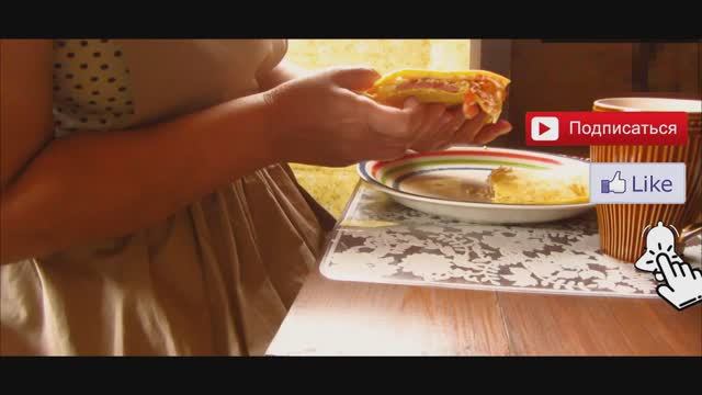 Пицца на сковороде. Быстрый завтрак.mp4