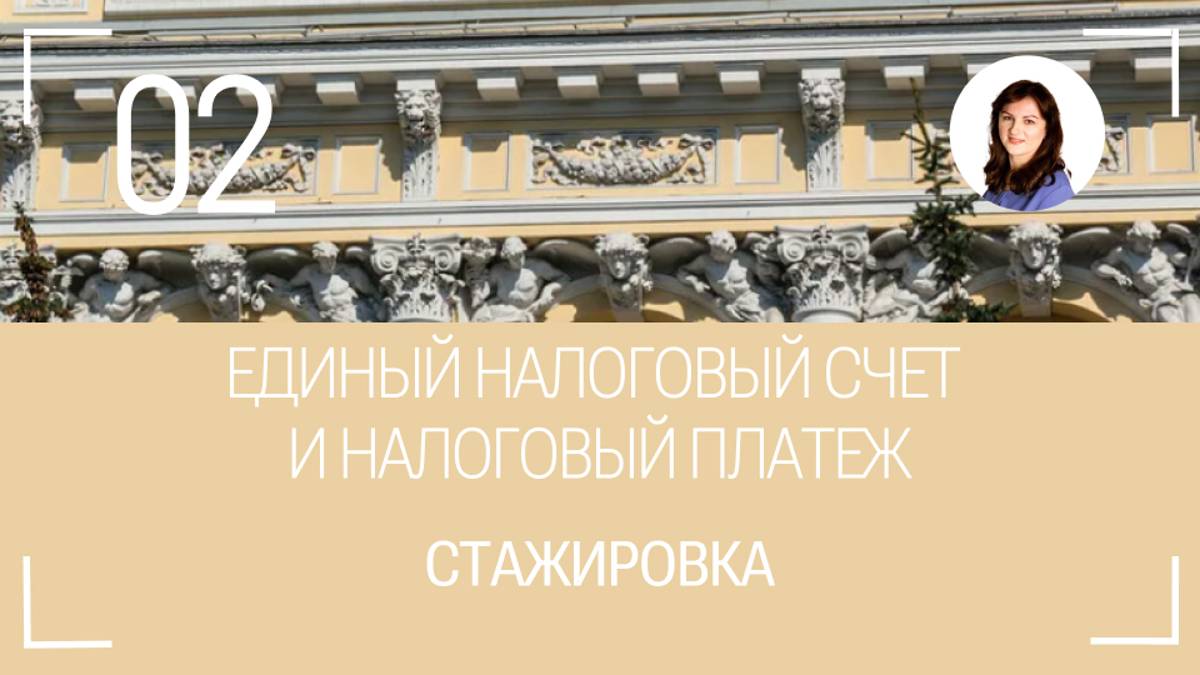 Единый налоговый счет и налоговый платеж. Часть 1.