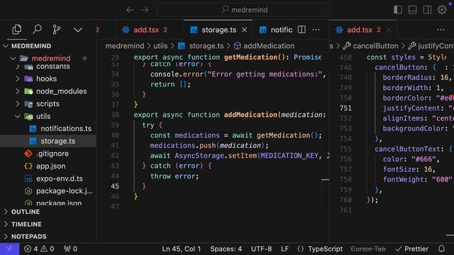 Build a Full Stack Medicine Reminder React Native App part 2