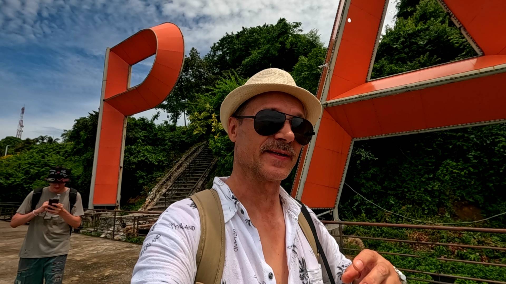 Паттайя Район порта и смотровая Pattaya City.Таиланд. июль