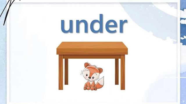 Prepositions of place. Household objects.