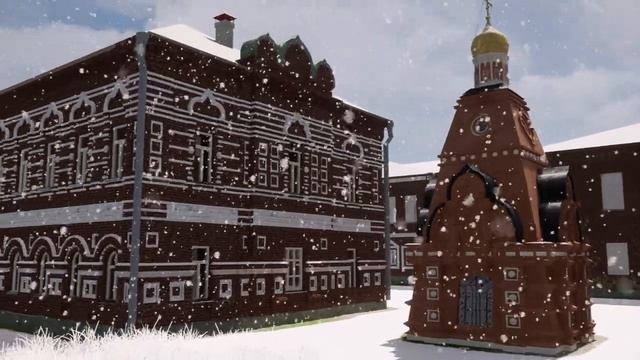 6. Скорбященский монастырь в 1917 году. Зима в монастыре. Часовня