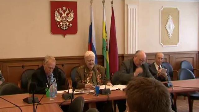 07 Выступление Жухрая к 65 летию Победы в РГТЭУ часть 1