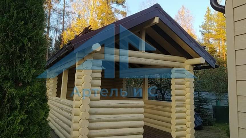 1. Беседка из бани в СНТ «Радуга» (г. Черноголовка, Московская область)