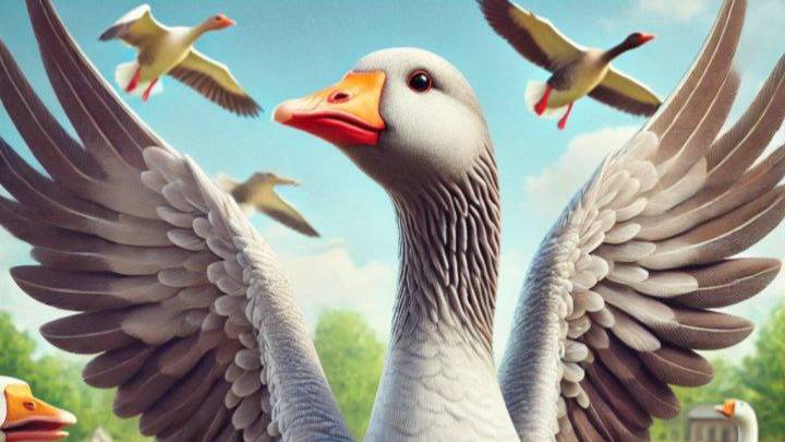 Гусь-Забияка. Сказка.