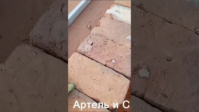 10. Результат шлифовки старого печного кирпича