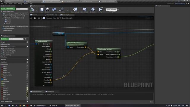 UE4 - AI Враг паук элита мини босс этап 2
