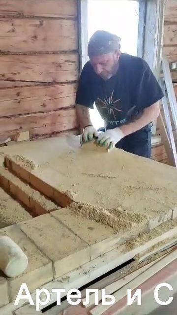 16. Затирка швов между кирпичами русской печи