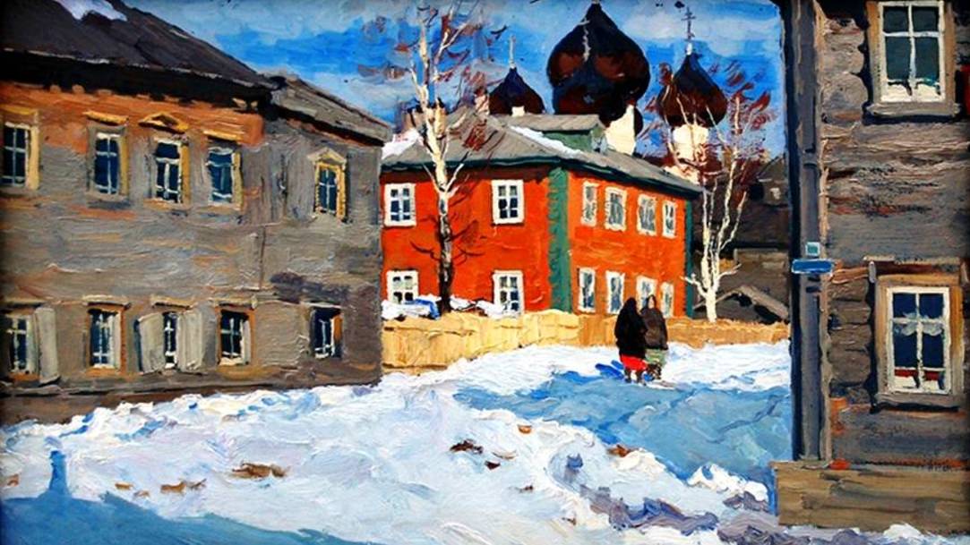 Русский север. Художник Владимир Стожаров.