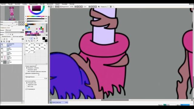 Speedpaint - Steven Universe | Spinel in the garden