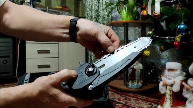 Заказал.Получил.Собрал.Работа мини пилы на аккумуляторах