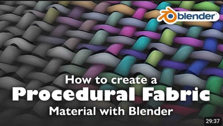 Как создать процедурный тканевый материал с помощью Blender