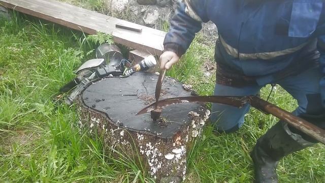 Как Отбить Косу Литовку