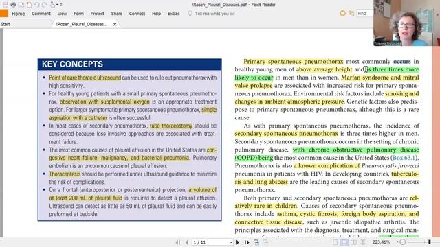 Spontaneous Pneumothorax 1 Background Info