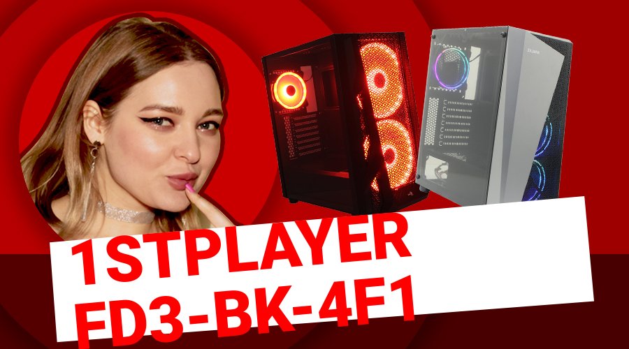 НИКС Компьютерный Супермаркет: видео про Корпус 1STPLAYER FD3 FD3-BK-4F1 без БП с окном