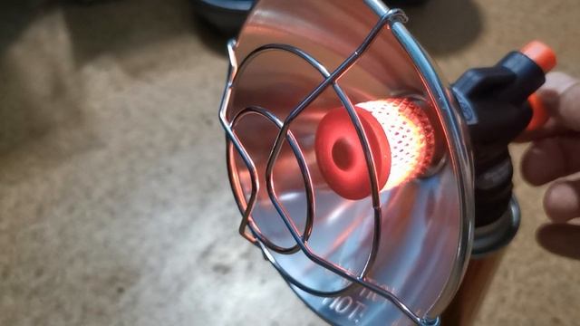 Газовый обогреватель для палатки.