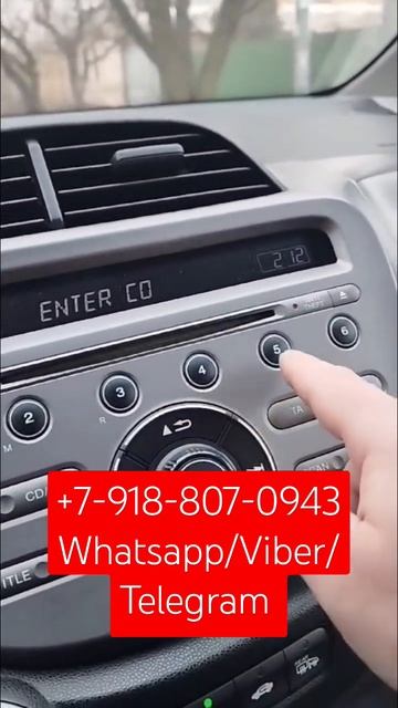 The code of the radio station is Honda Jazz ,Honda CRV. How to unlock a Honda CRV, Honda Jazz radio