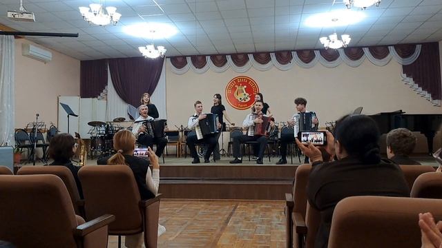 Гарны хлопцы, руководитель Ильиных Валерий Иванович Аккордеонное буги
