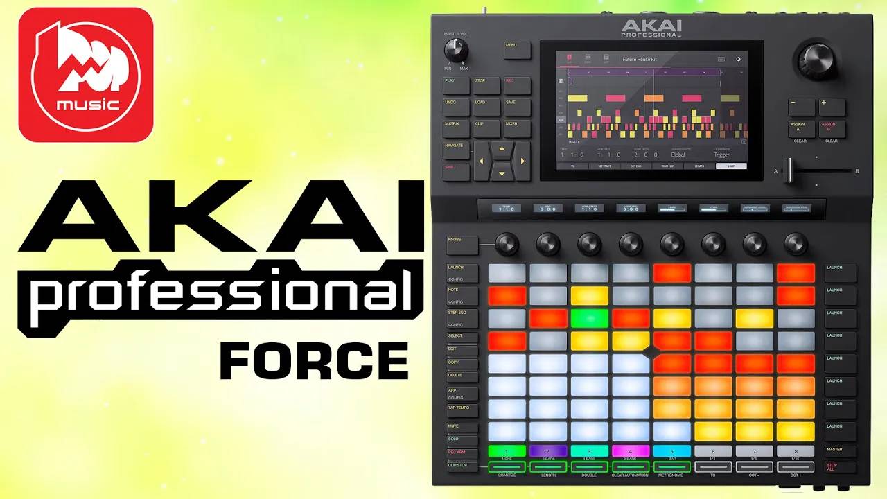 Автономный USB MIDI контроллер AKAI Pro Force. Как создать трек