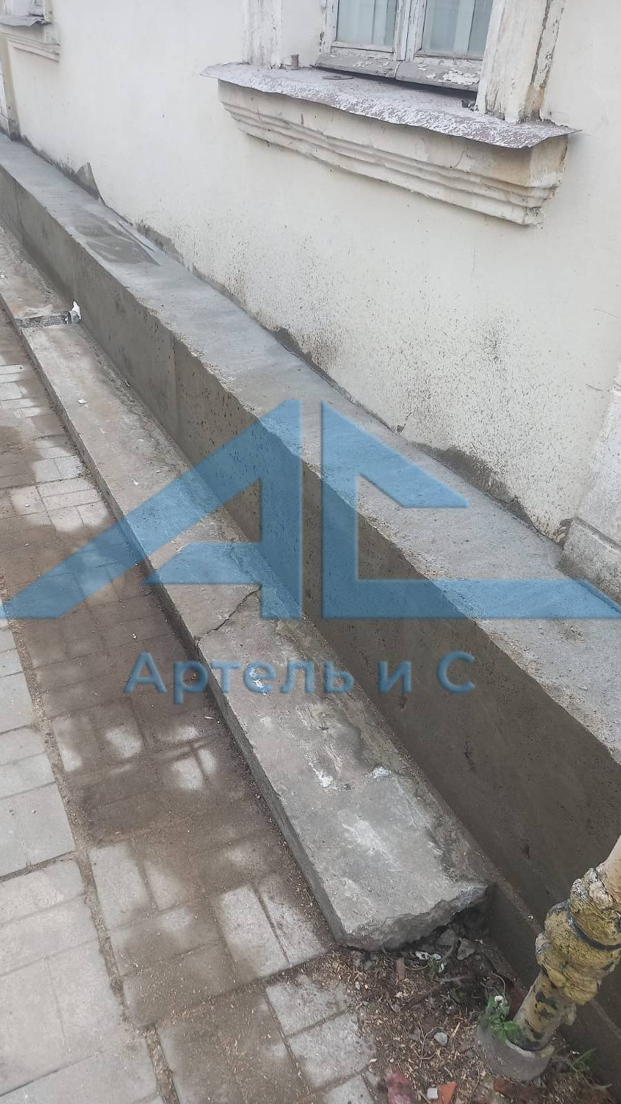 2. Результат усиления фундамента блочного дома