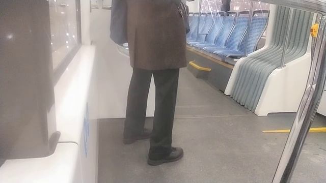 Поездка На Новогоднем Трамвае №46 На Витязе-М №31303 (МЦД Калитники–Метрогородок) Москва 01.02.2025