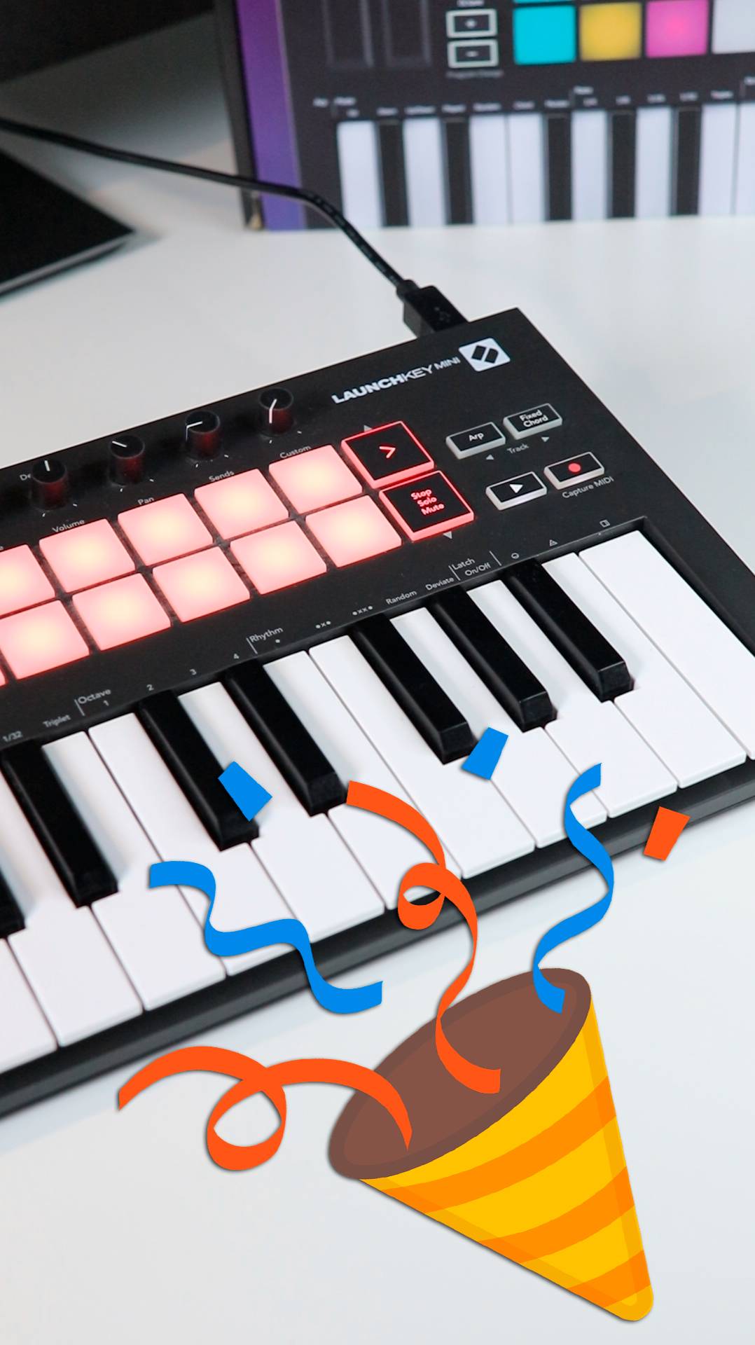 🎹 Отзыв о миди клавиатуре Novation Launchkey mini mk3 👍🏻 #звук #аудио #миди #shorts