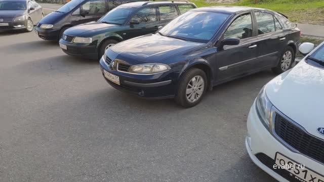 Renault Laguna лифтбек 2е поколение рестайлинг  eva коврики в салон evabel.ru 88002224845