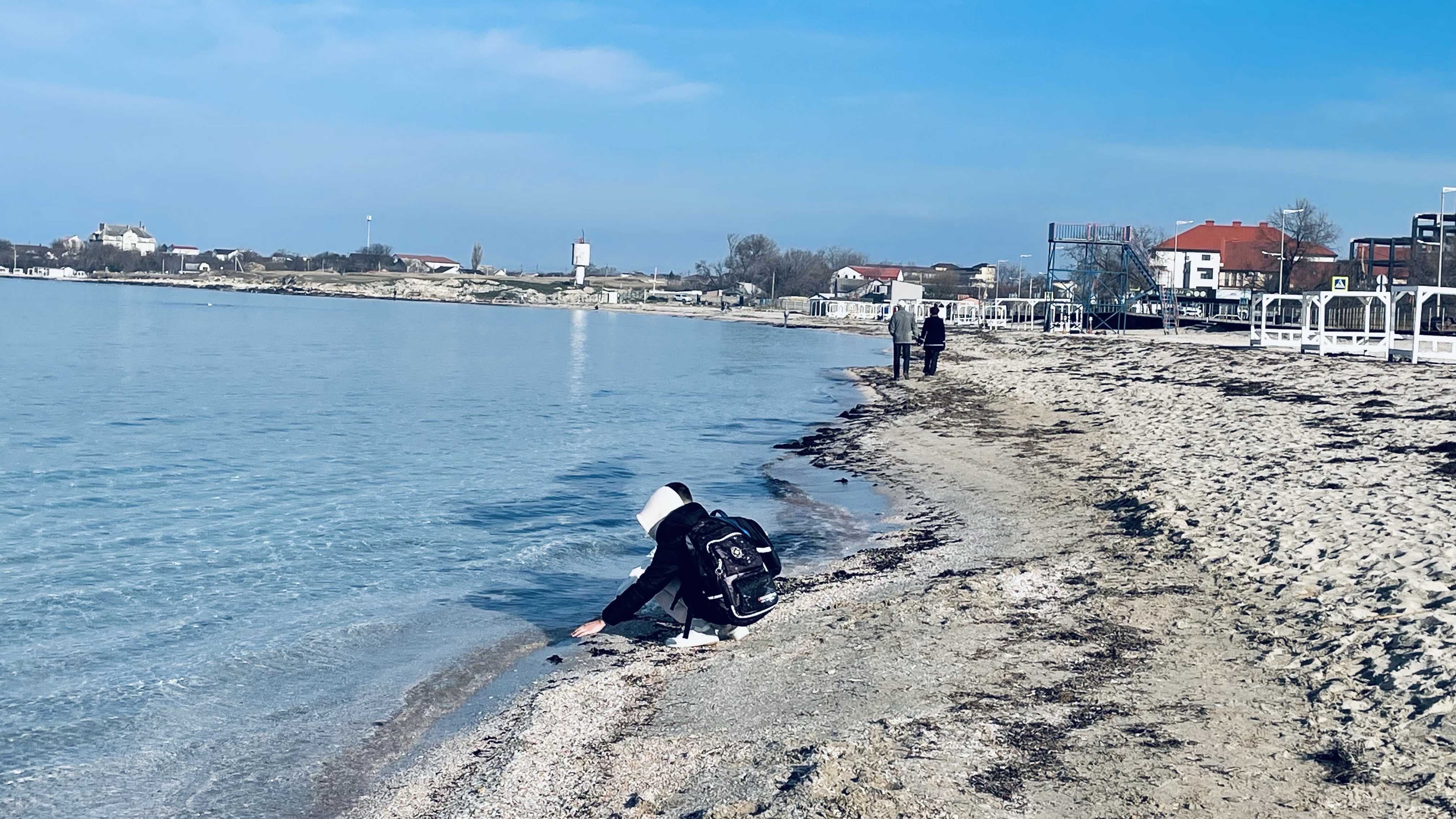 31.01.25 Часть 2 Черноморское, как есть. Пляж, море, Бухта Счастливая