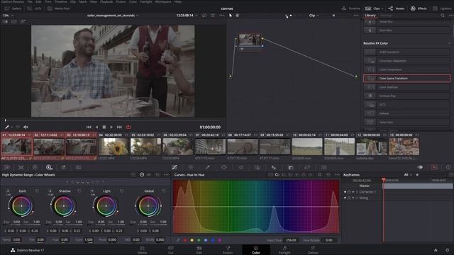 Управление цветом на стероидах в Davinci Resolve