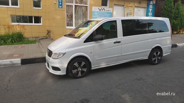 Mercedes Vito W639 сдвоенное пассажирское сиденье eva коврики в салон evabel.ru 8800-222-48-45