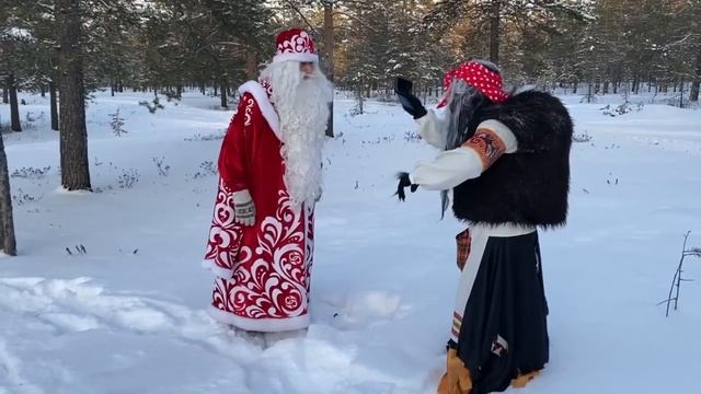 Съезд Дедов Морозов город Покачи