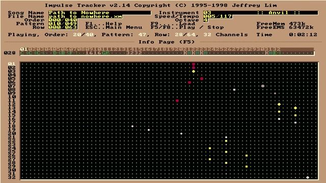 Screamtracker music. Anvil. Path to Nowhere.